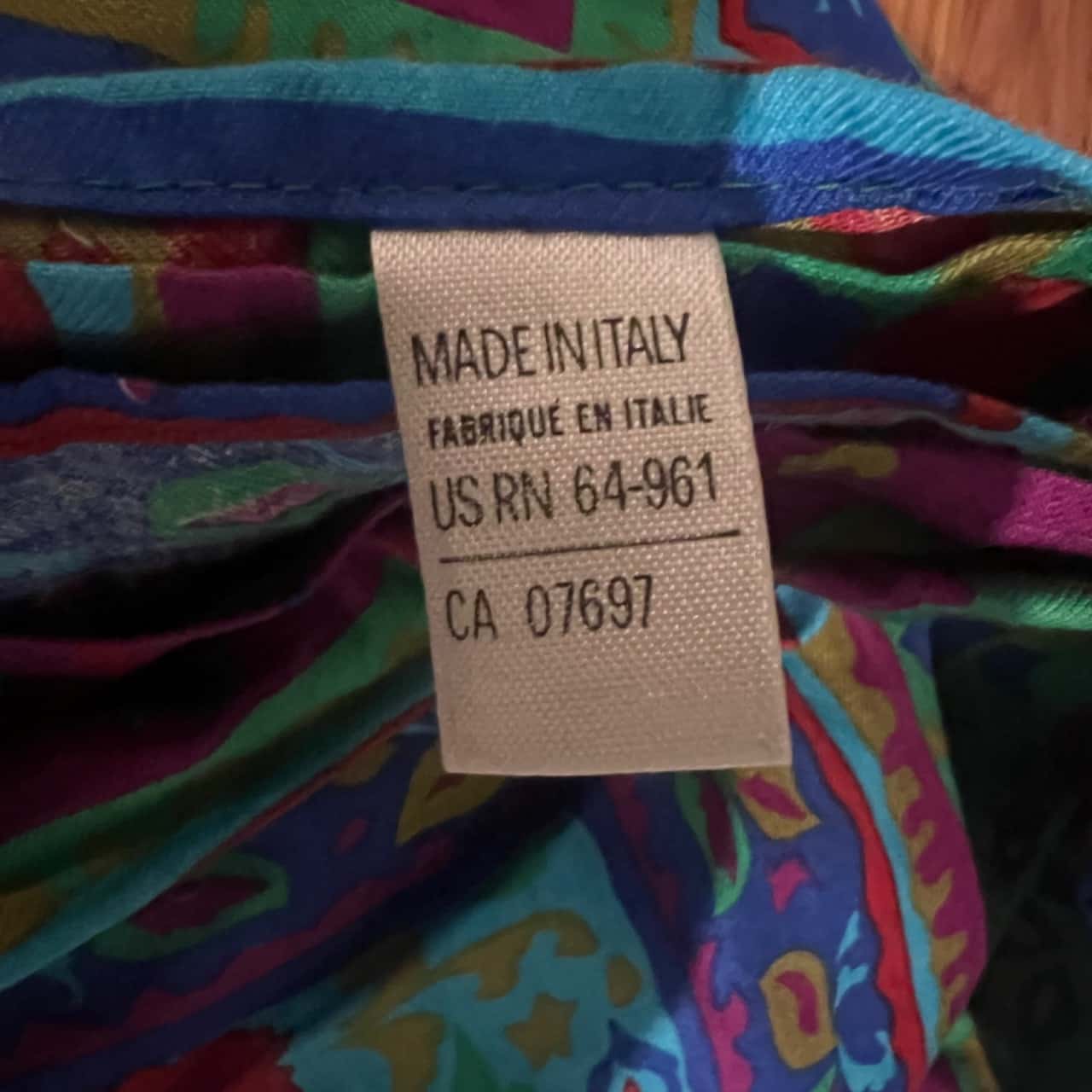 Benetton Made In Italy Table Cloth