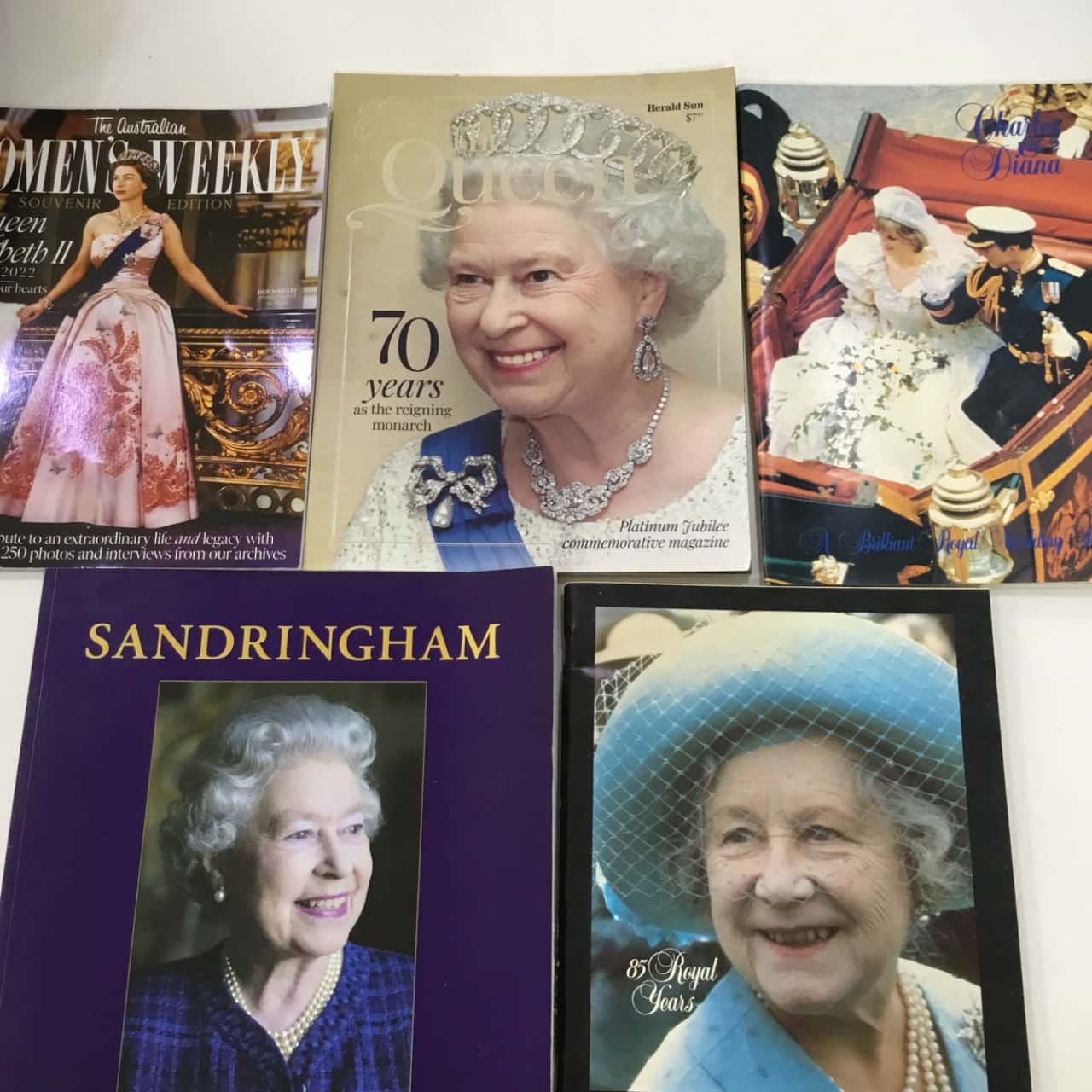 Commemorative Queen Elizabeth II & Diana Magazines