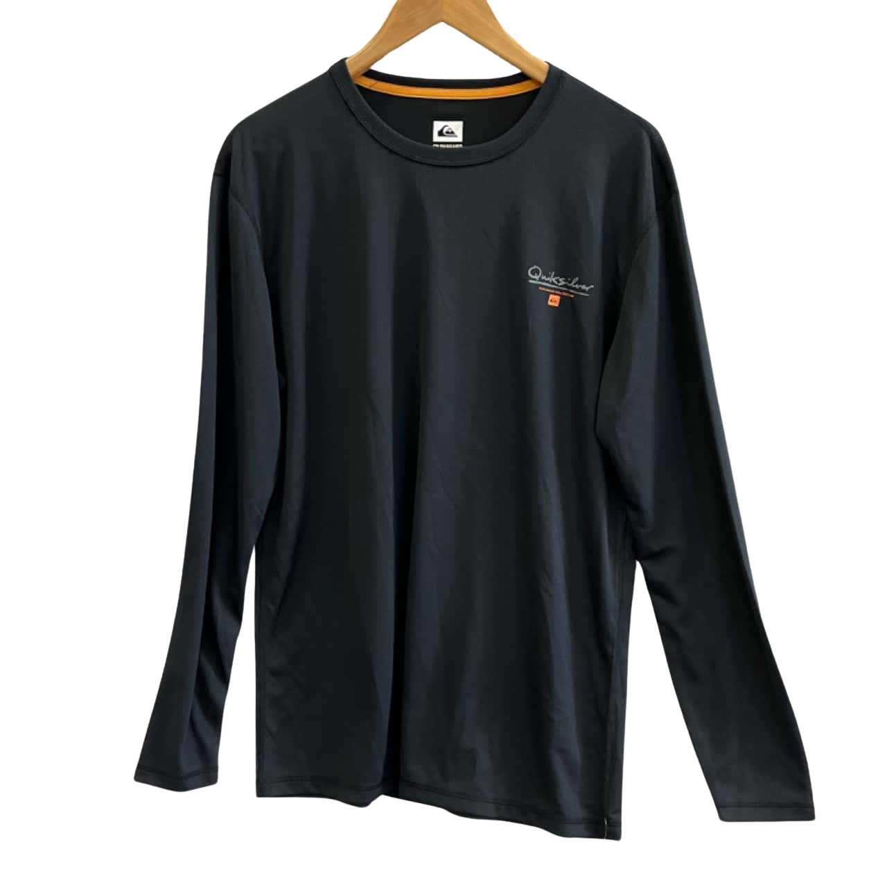 Quiksilver Mens Long Sleeve Rashie Top Black BNWT RRP$65.99(s)