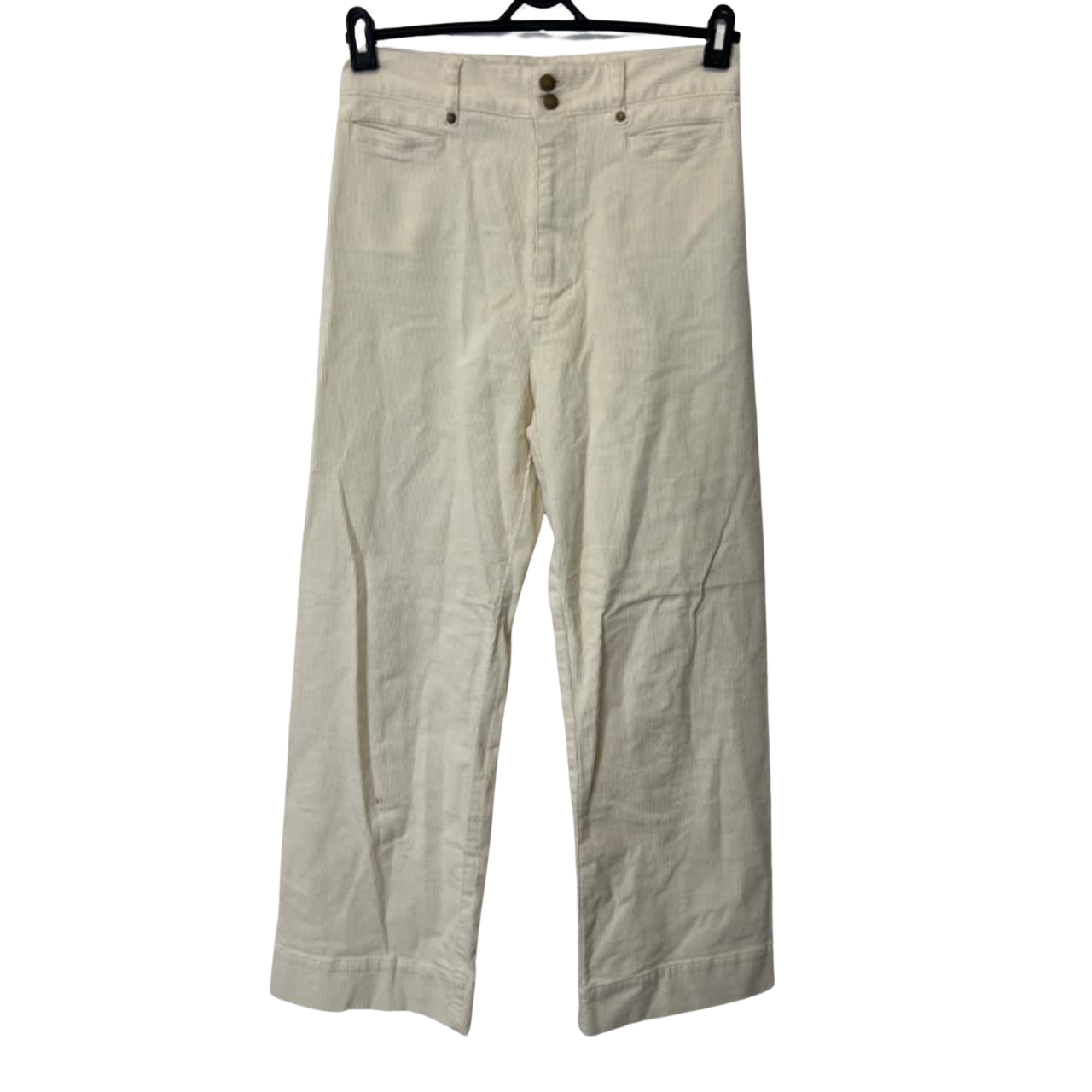 Ghanda Size 10 Wide Leg Cream cords(s)