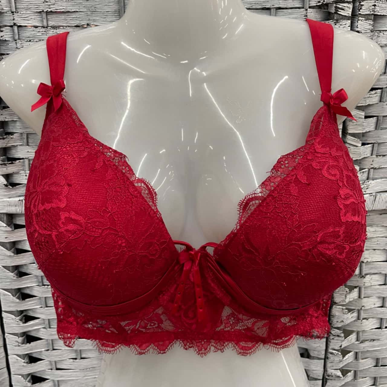 Honey Birdette Womens Size 16G Red Bra(s)