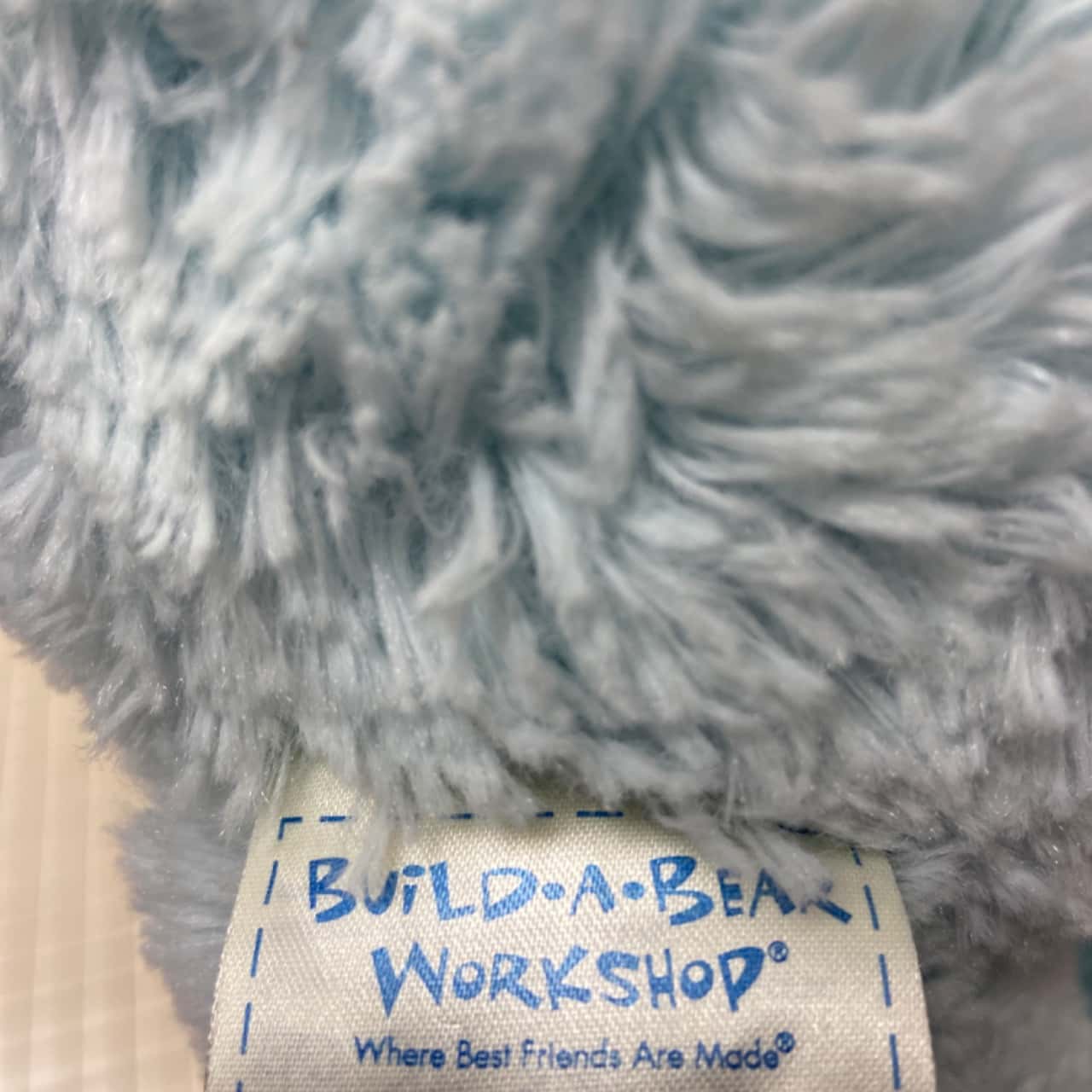Build a bear ( Blue ) teddy bear