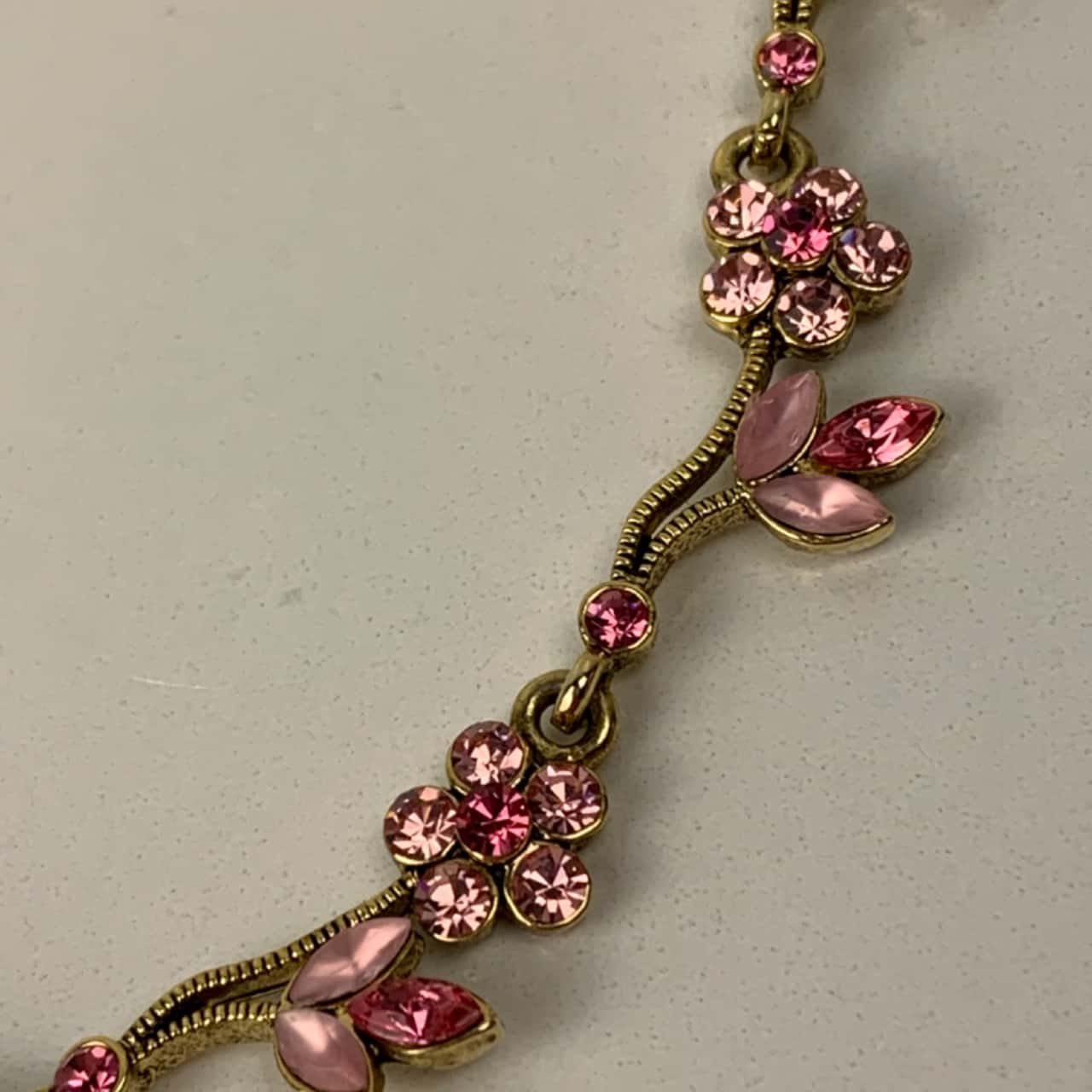 Manhattan Collections By Focus Womens Necklace Gold / Pink In ...