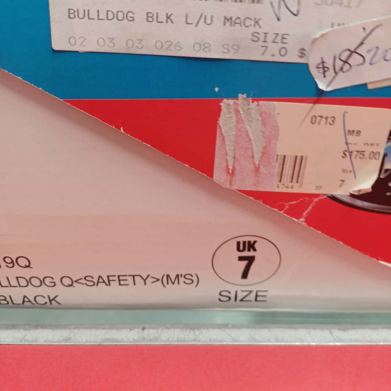 Mens Mack Black Size 7 Boots