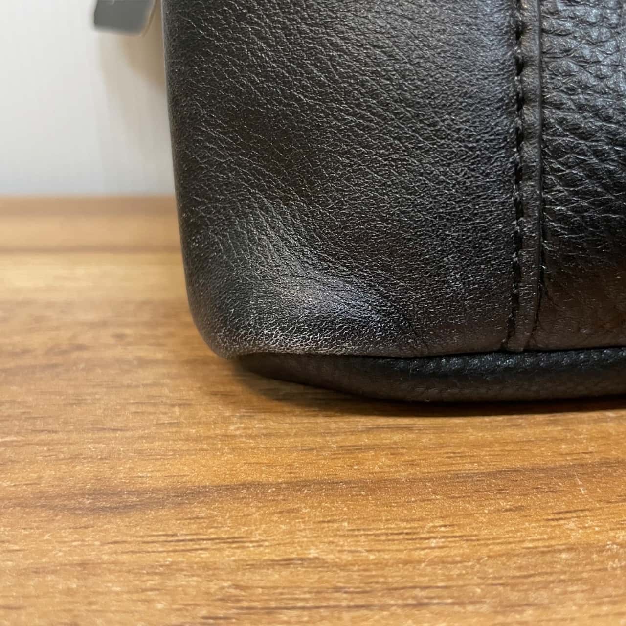 Jendi Black Leather Cross Body Bag - As Is, See Description