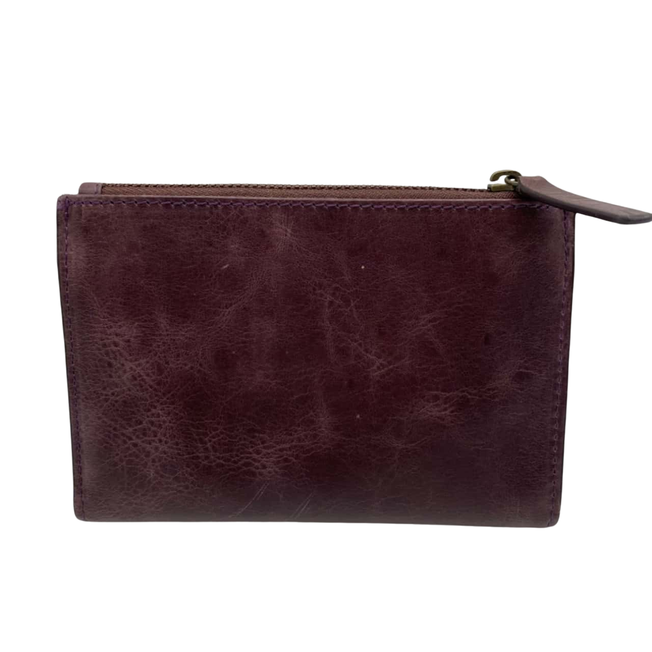 Colorado. Plumb coloured Leather Mens Wallet.. Separate notes, coins ...