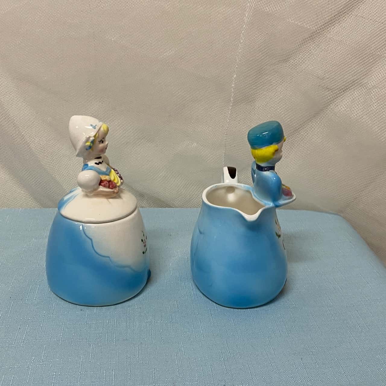 Vintage Dutch Style Sugar and Creamer(s)