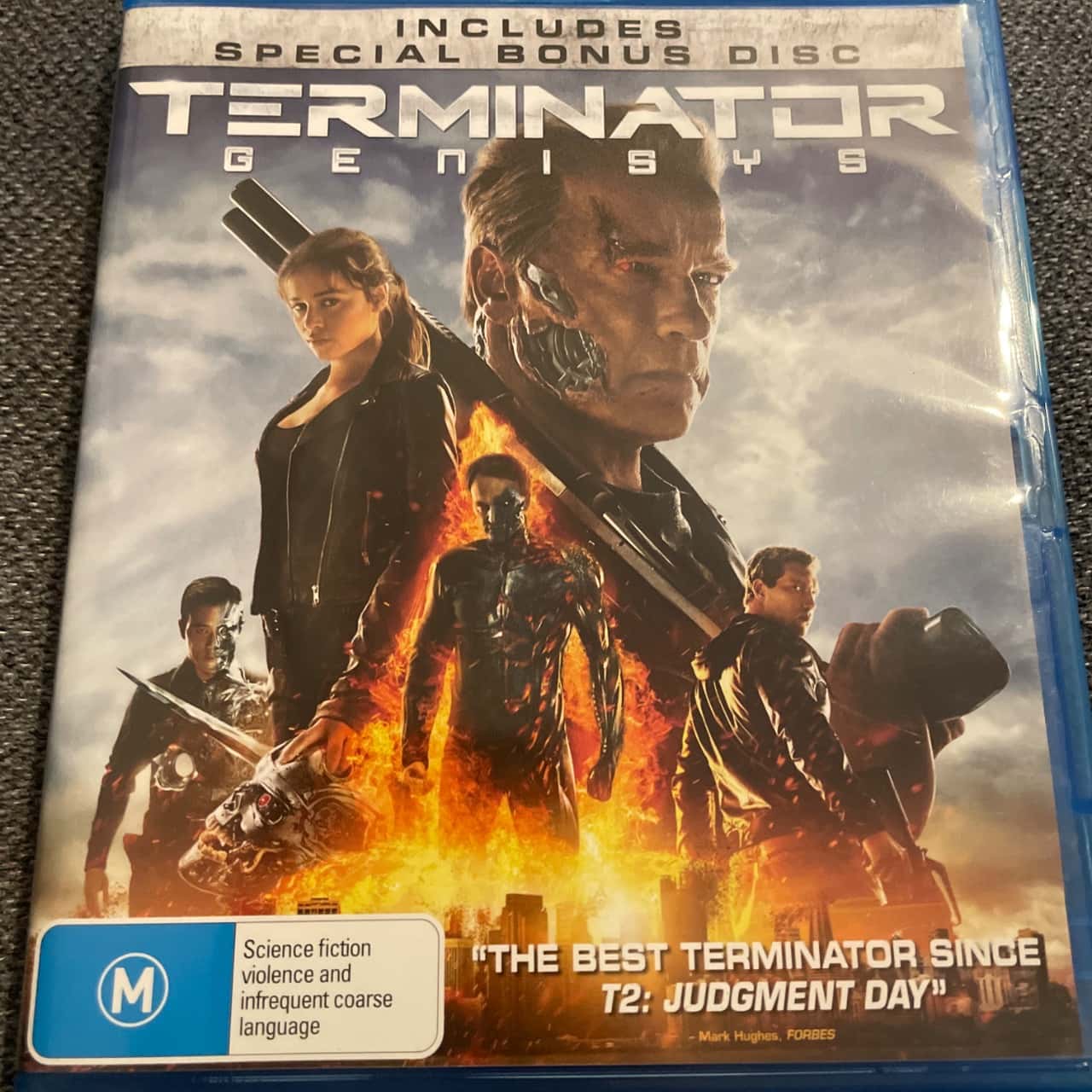 Terminator Genisys Blu- Ray DVD (s)