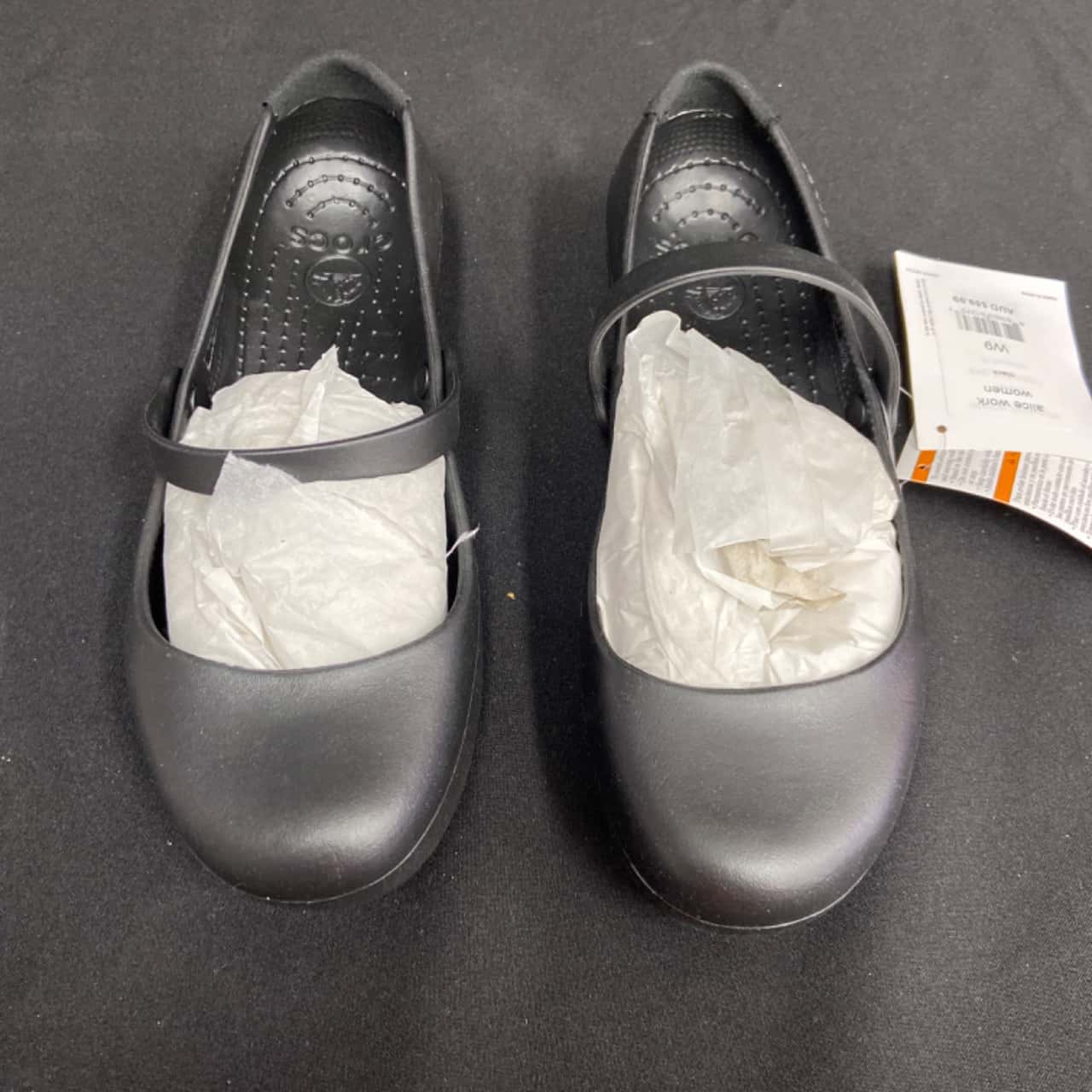 Crocs Womens Shoe Size 9 Black (s)