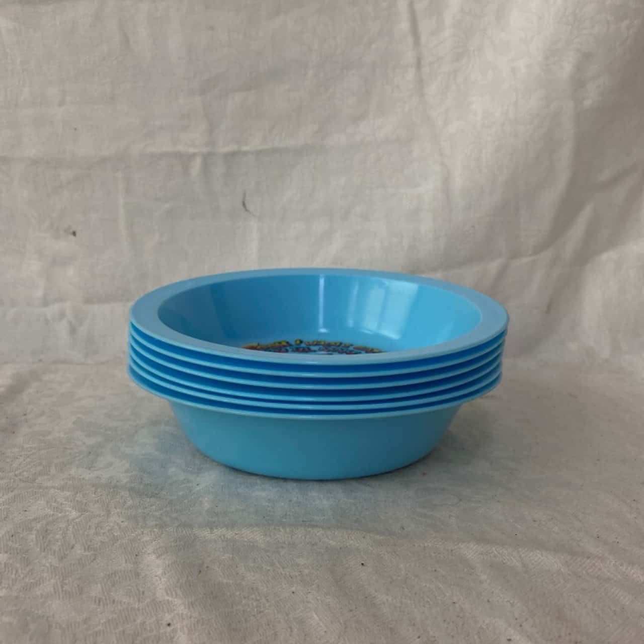 Bugs Bunny Elmer Fudd Bowl Child /Toddler Blue Plastic Vintage 1980 ...