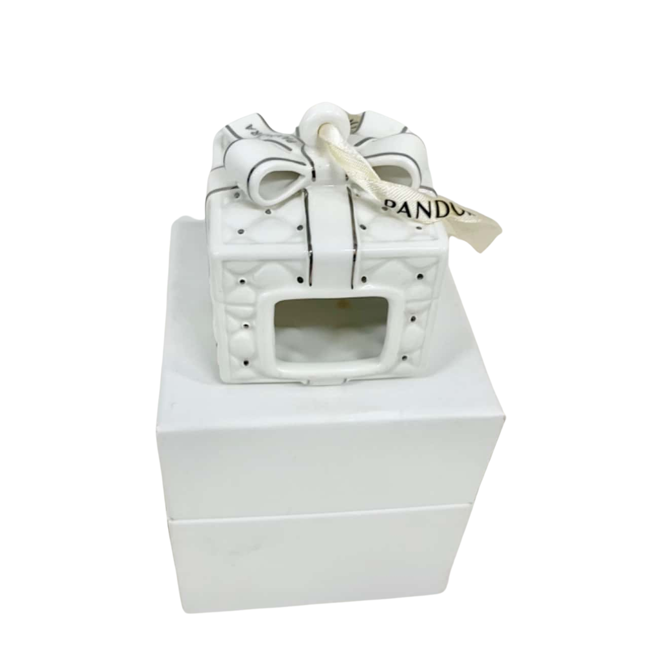 Pandora Porcelain Hanging Gift Box Ornament 2016 Limited Edition (s)