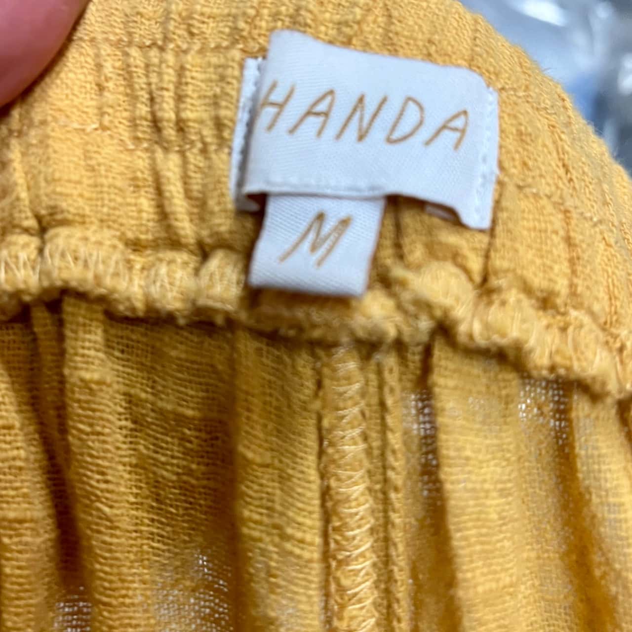 Ghanda Size M Wide Leg Mustard pants(s)