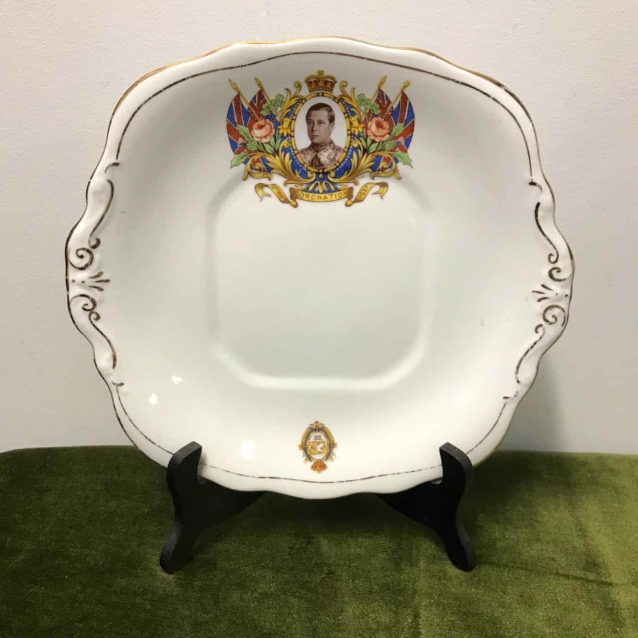 1937 King Edward VIII Coronation Commemorative Plate (s) - Used Good ...
