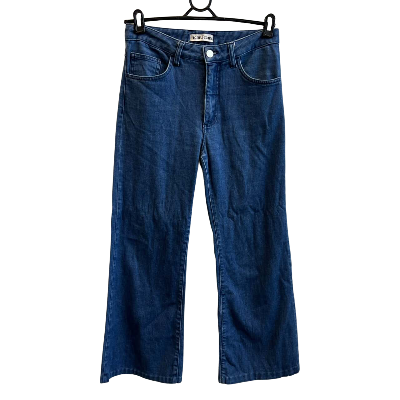 Acne Studios Womens Size 29 Bootcut Jeans Blue (s)