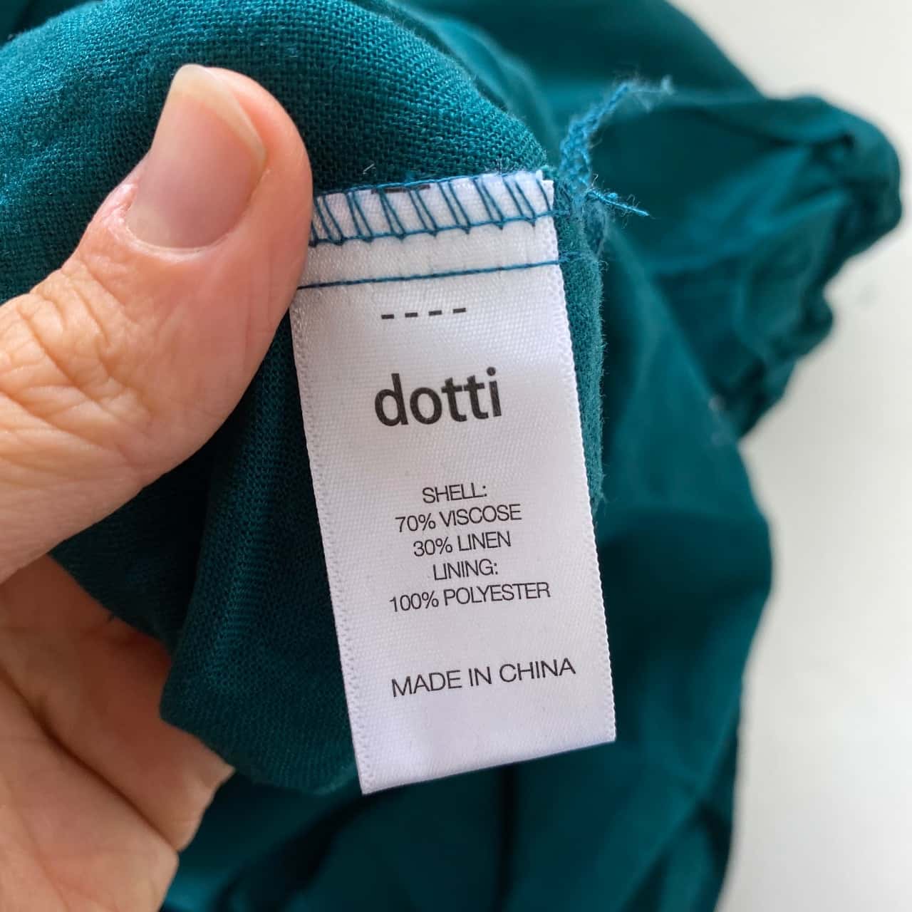 Dotti Green Short Sleeve Linen Blend Maxi Dress Size 14 (s)