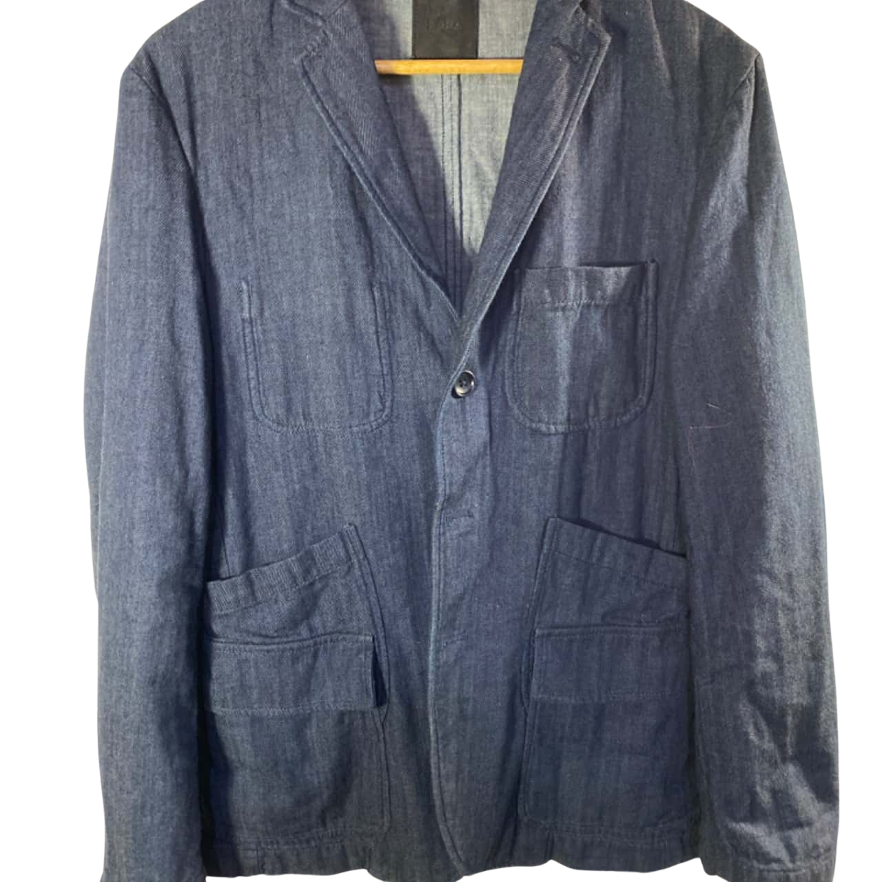 Saba Mens Size 38 Blazer Blue