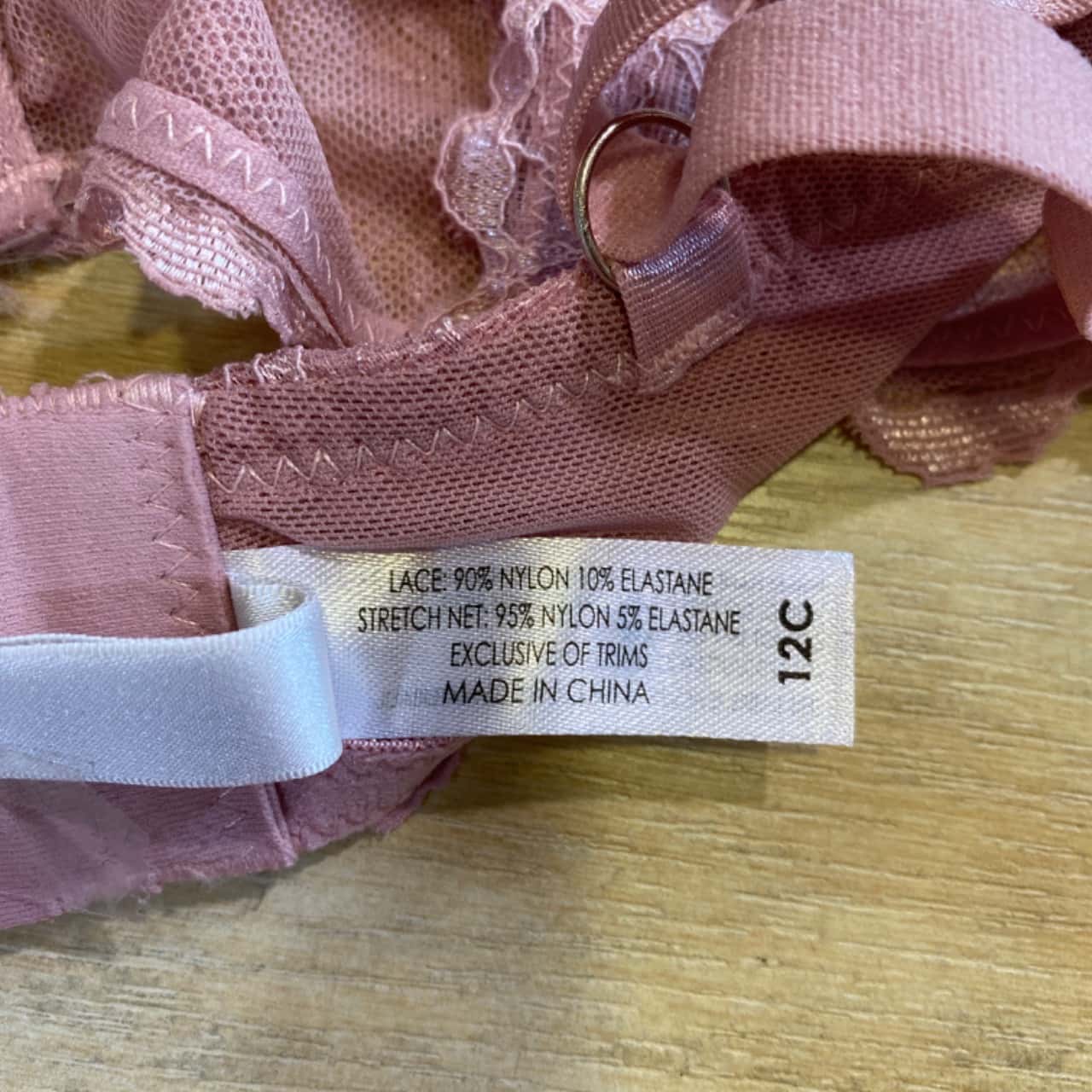 Chloe&Lola Women’s Size 12C Bra Pink (s)