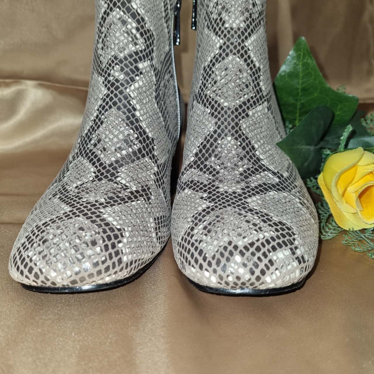 Donald Pliner Python Print Boots