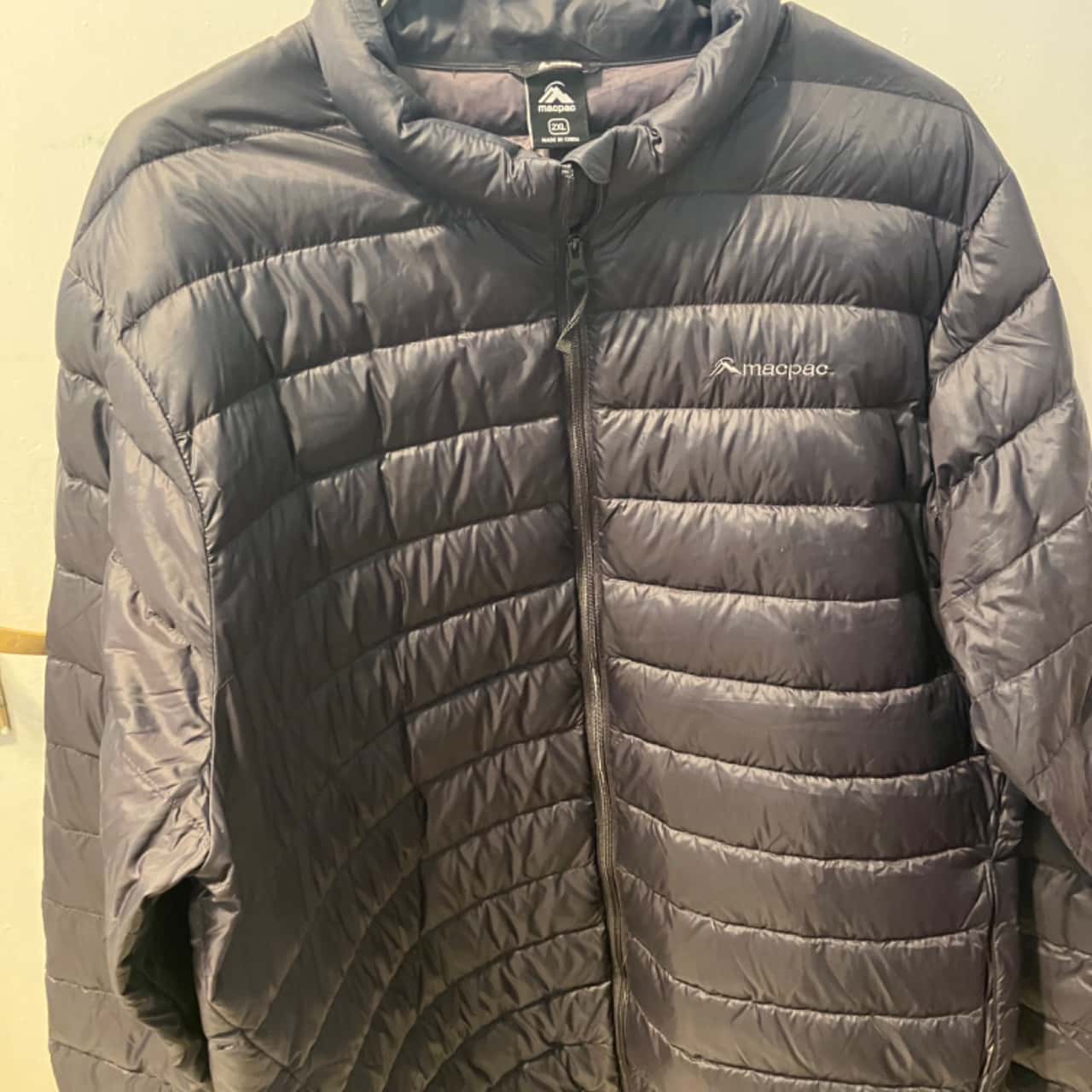 Macpac Mens Size XXL Puffer Black (s)