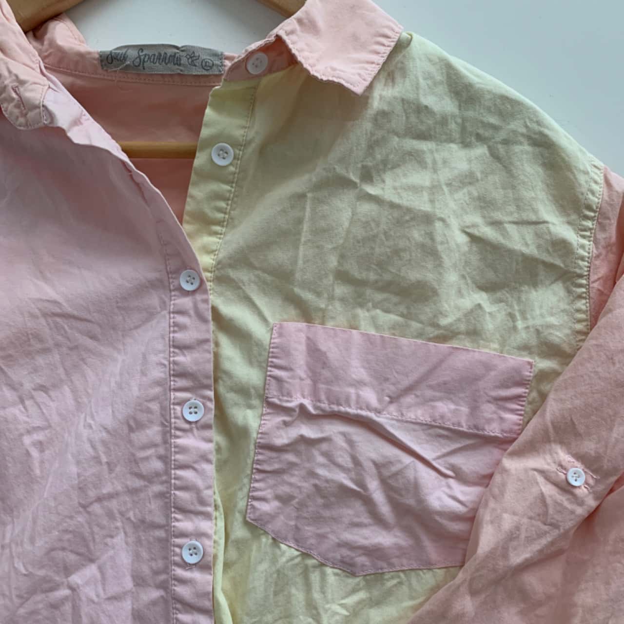 Soul Sparrow Pink/Yellow Button Up(s)
