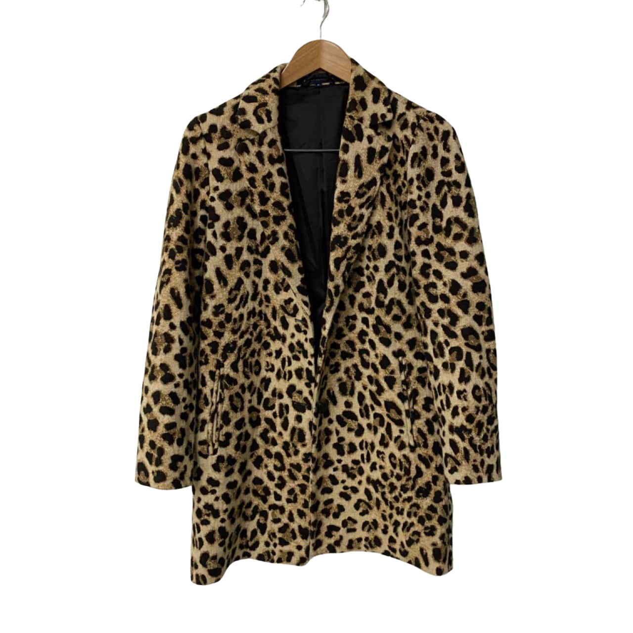 French Connection Womens Size 6 Winter Coat Animal print (s)