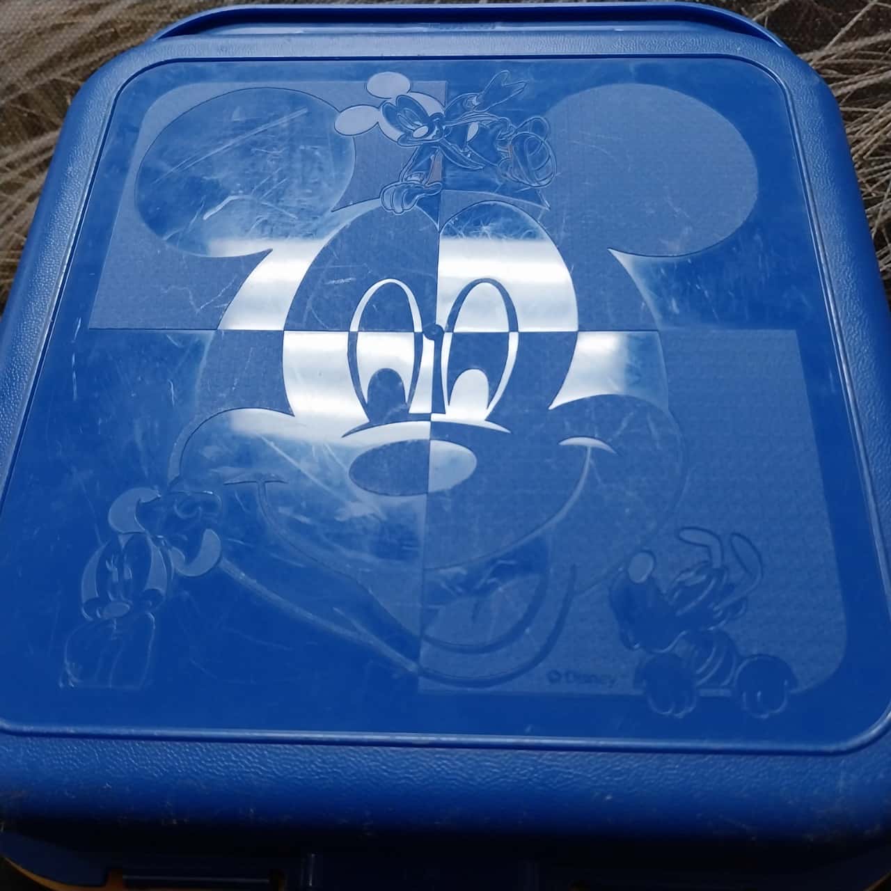 Vintage 80s Disney Mickey Mouse Tupperware Lunchbox