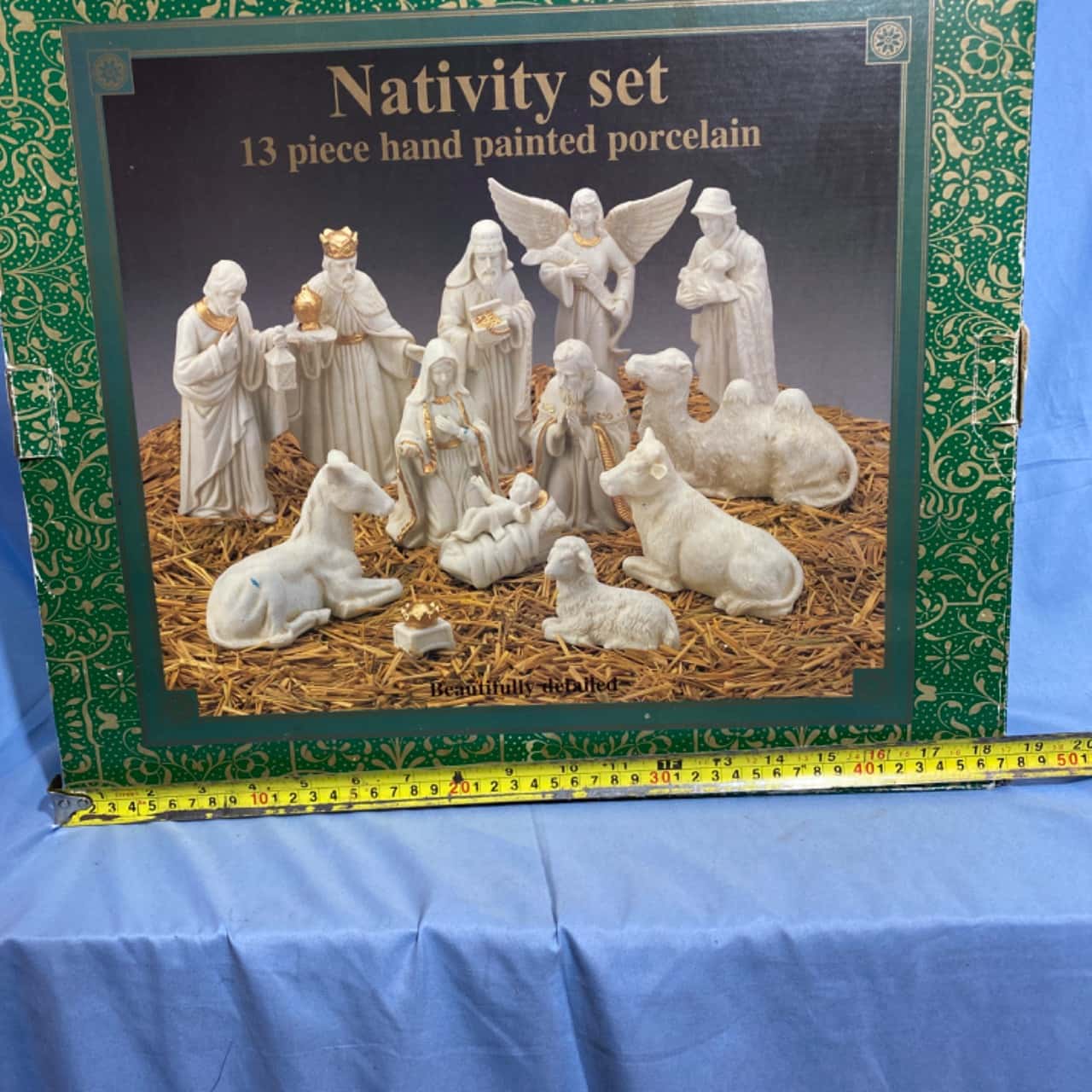 Hand painted Nativity set