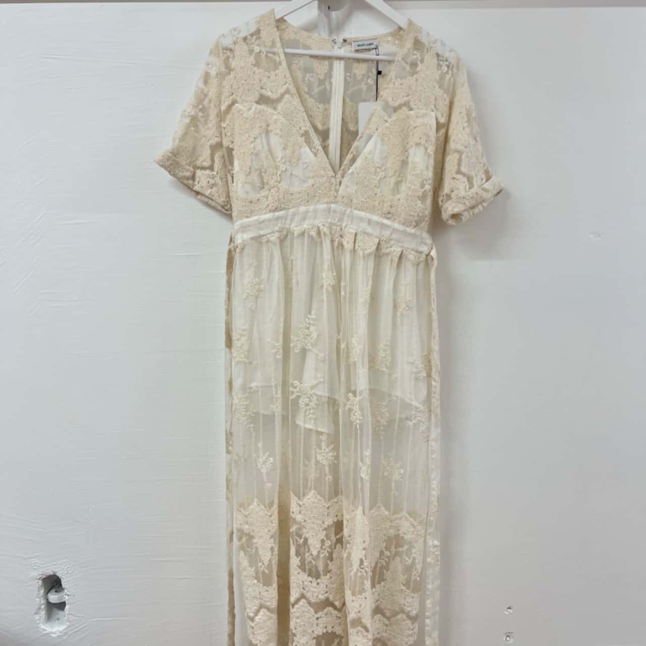 MLM Label Womens Beige / Cream pantsuit large (s)