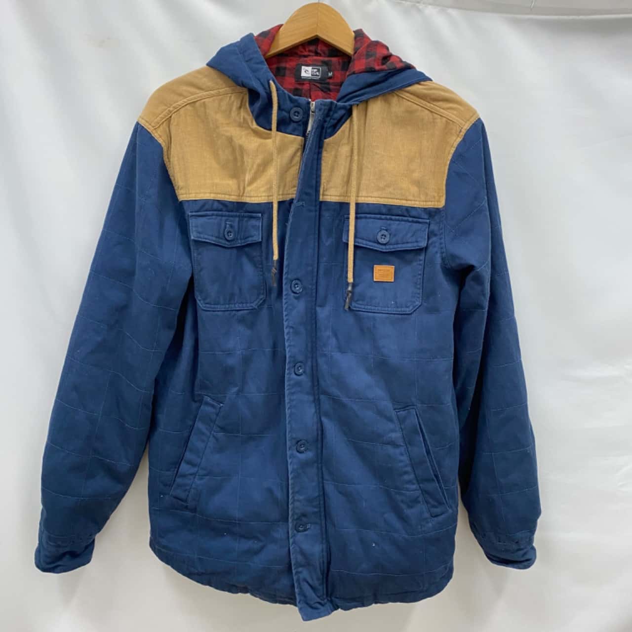 Rip Curl Mens Jacket Size M Brown / Navy Blue (s)
