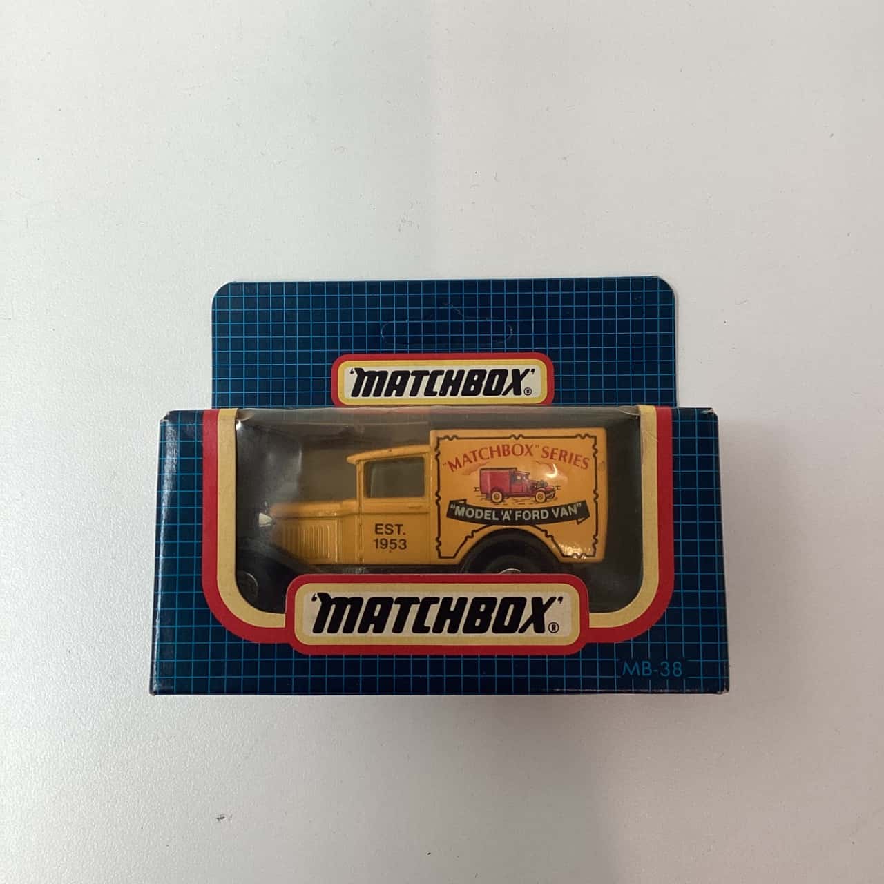 Matchbox Model A Ford Van yellow