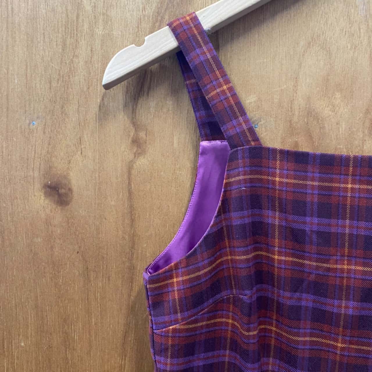 Princess Highway Purple 'Cinnamon Pinny' Dress Size 8(s)