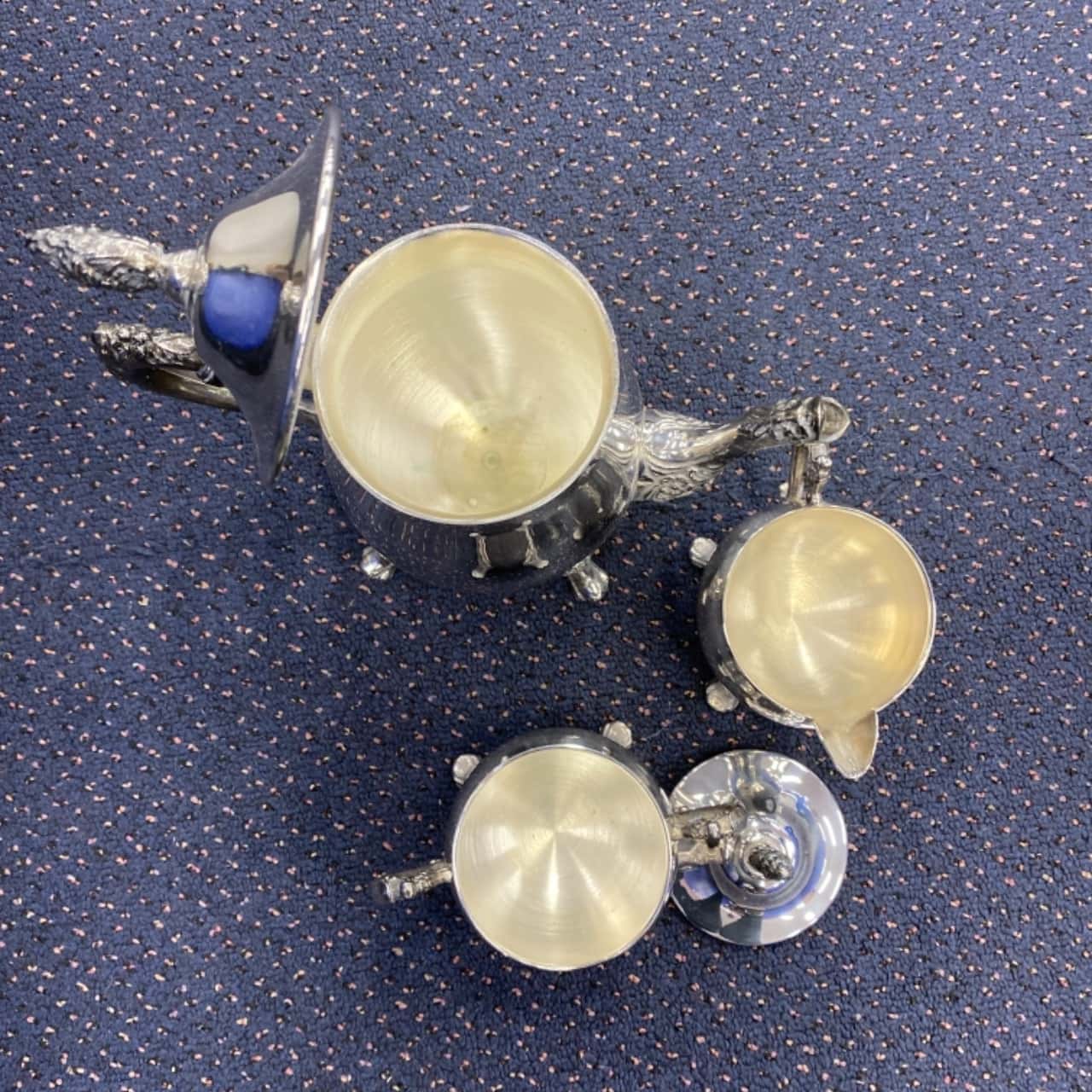 Vintage Ranleigh Sliverplated 3 Piece Coffee/Tea