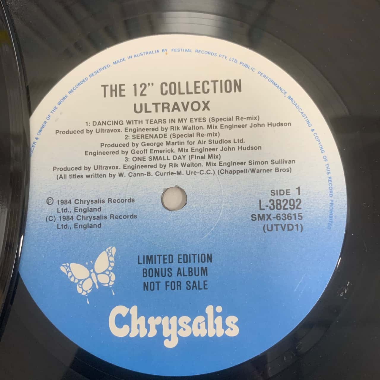 ULTRAVOX - “The Collection” Vinyl Records(s) - Used Very Good | Salvos ...