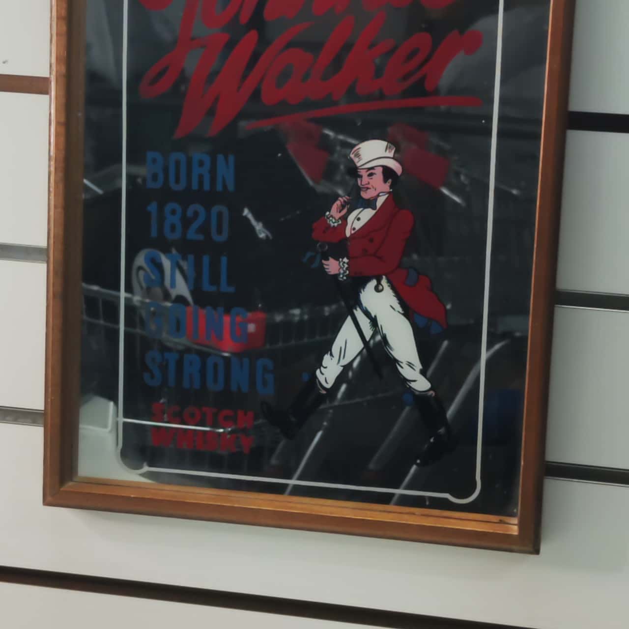 Johnnie Walker Mirrored Wall Frame Art (s)