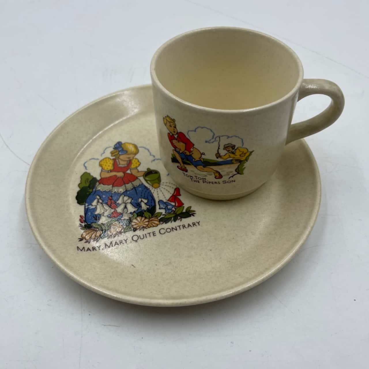 Johnson of Australia Nursery Rhyme plate and cup(s)