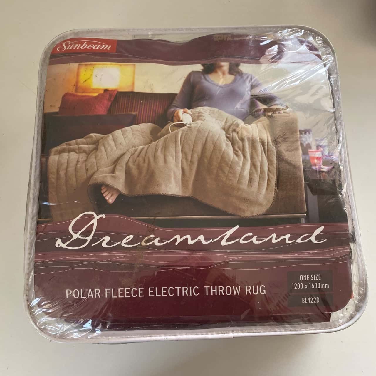 Sunbeam Dreamland Polar Fleece Electric Throw Rug