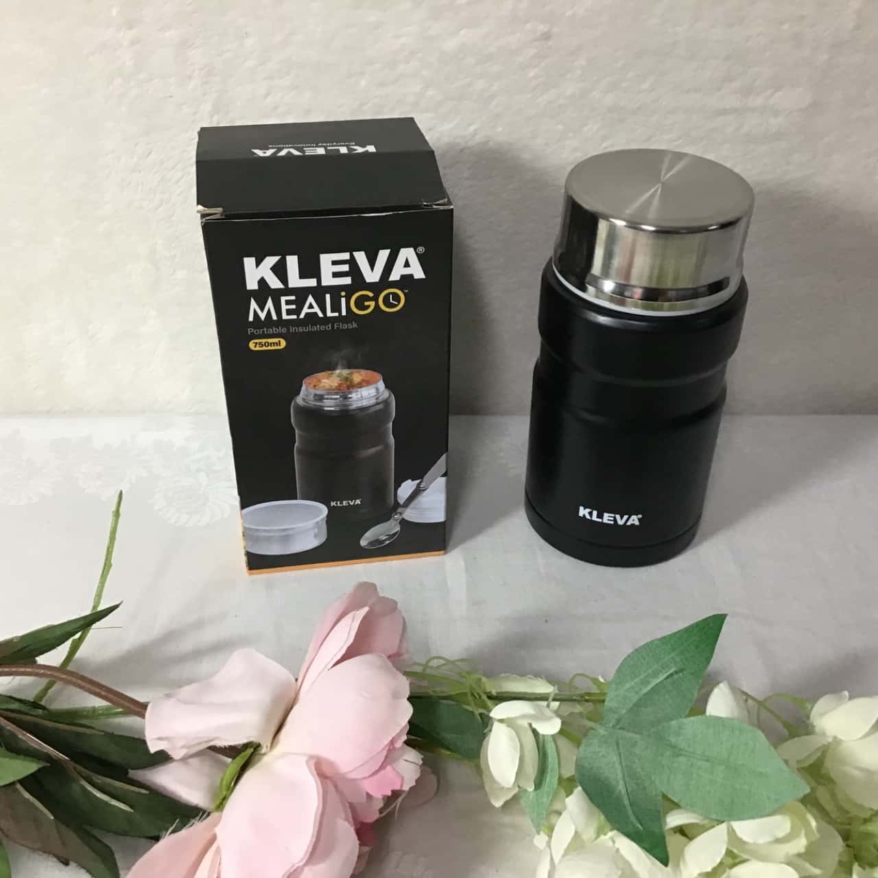 Kleva MealiGo 750 ml Capacity Portable Insulated Flask (new in box)(s)