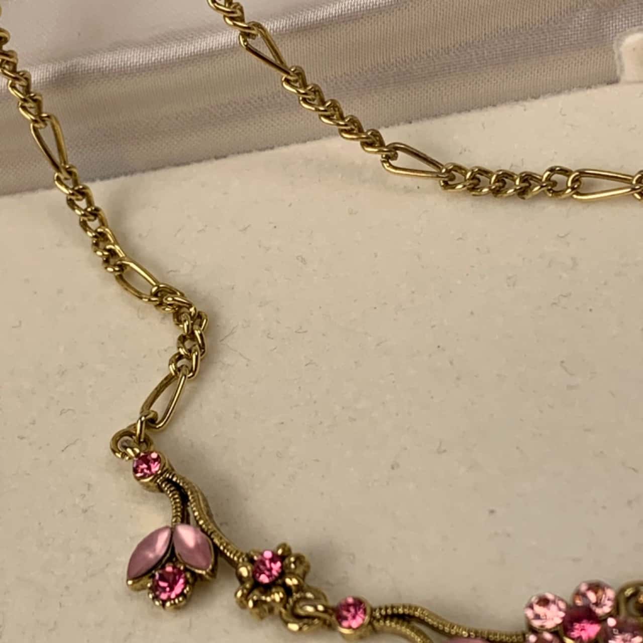 Manhattan Collections By Focus Womens Necklace Gold / Pink In ...