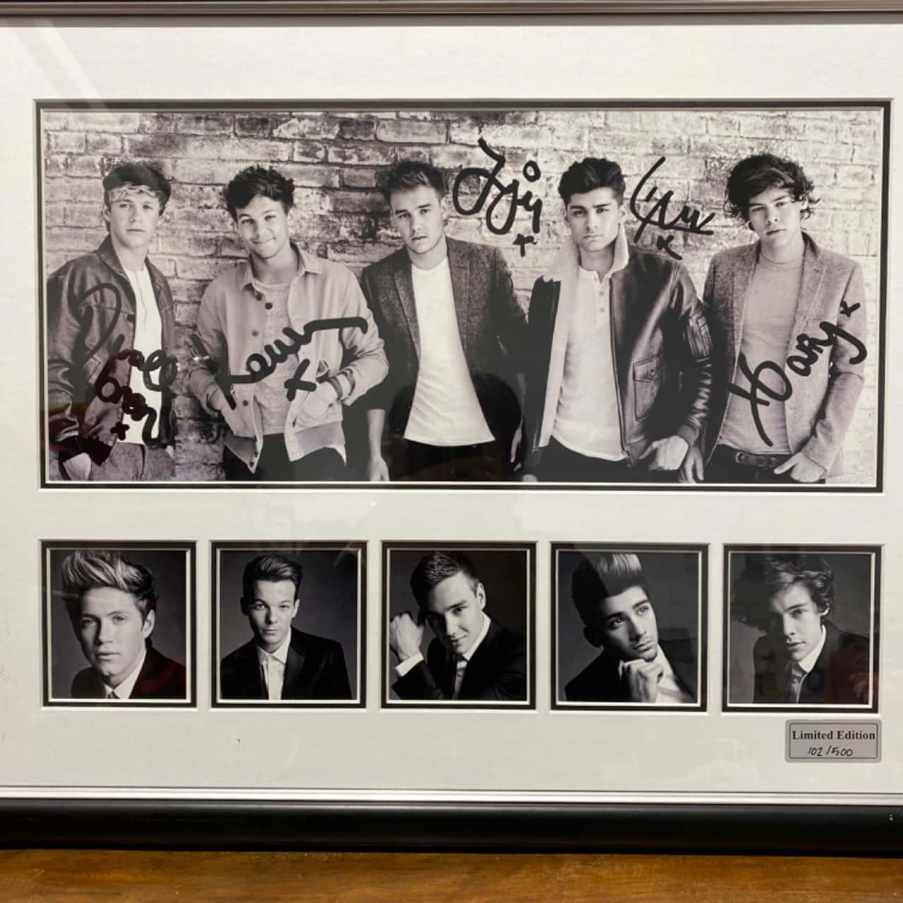 Limited Edition Signed One Direction Framed Photos 57 cm x 47 cm(s)