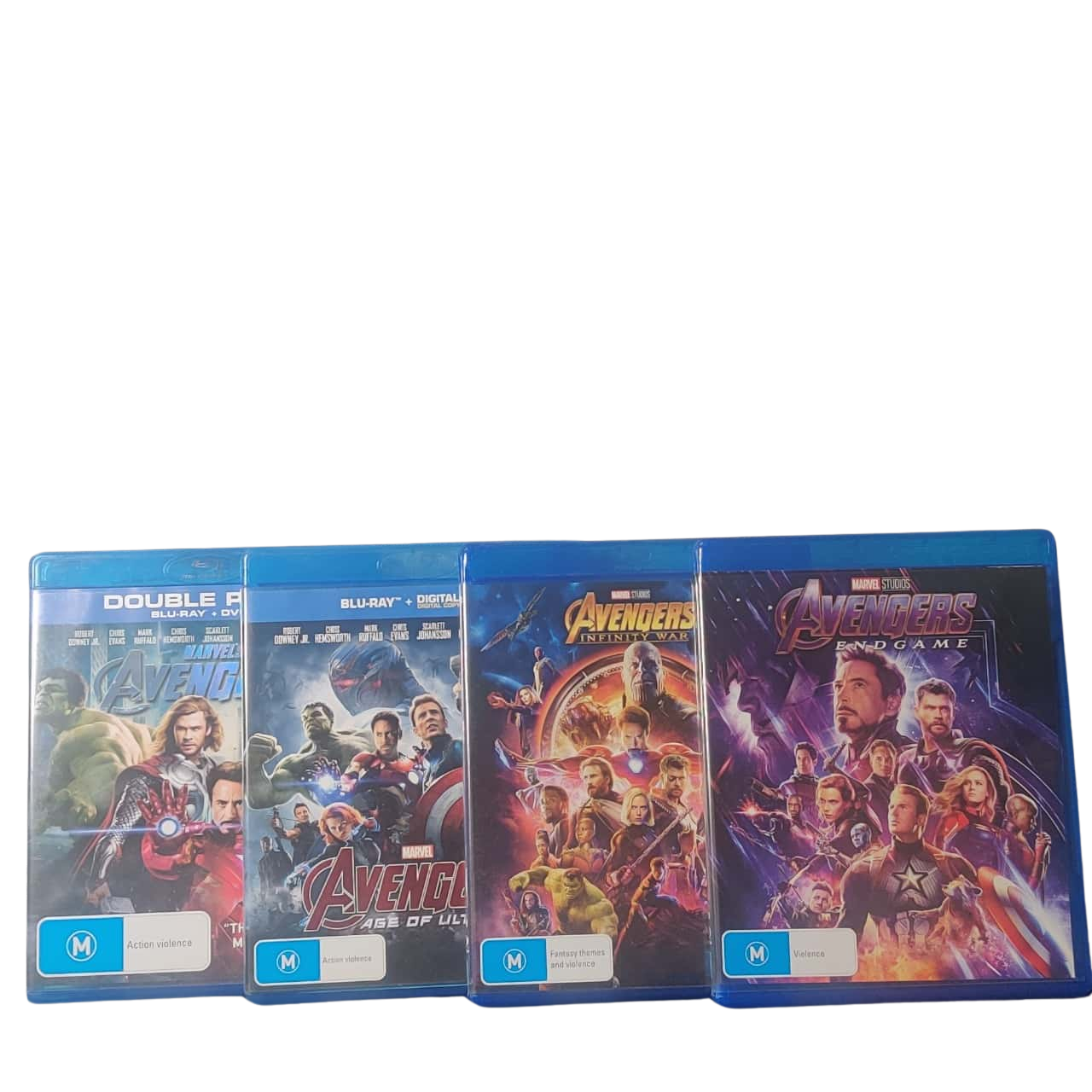 4x Avengers Blu-ray Movies (s)