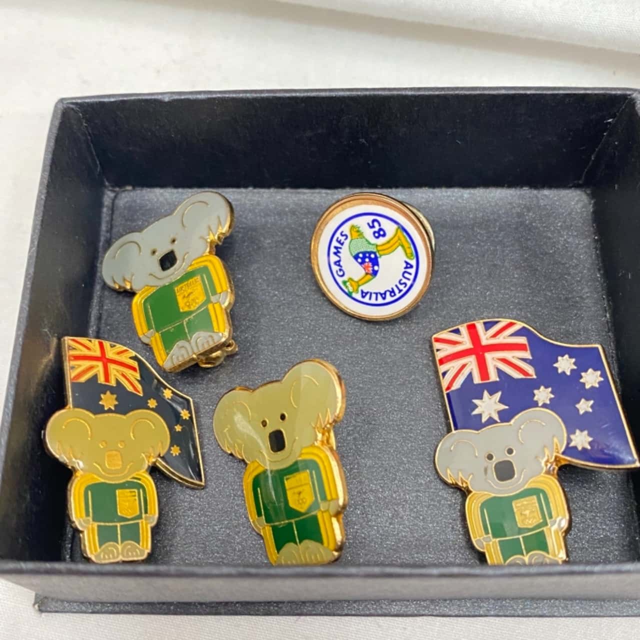 Enamel Pins From Australian Games 85 Features Willy The Koala ...