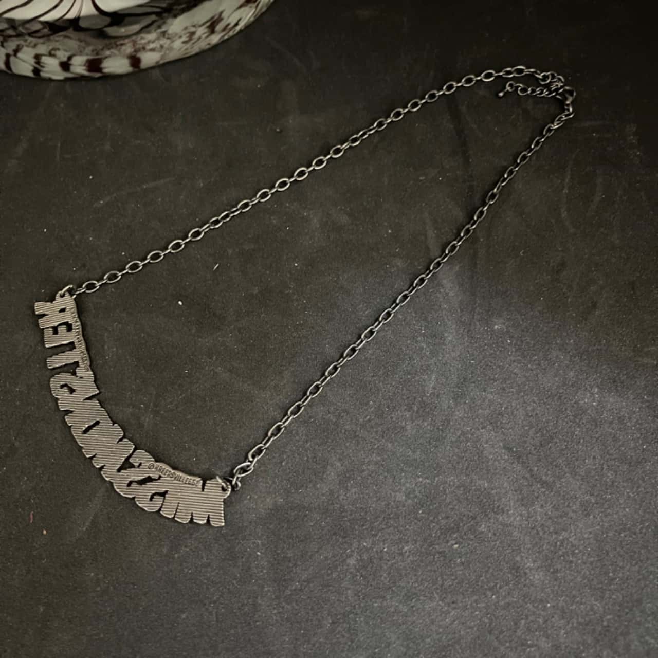 Womens Miss Monster Necklace Green (b7e)(s)