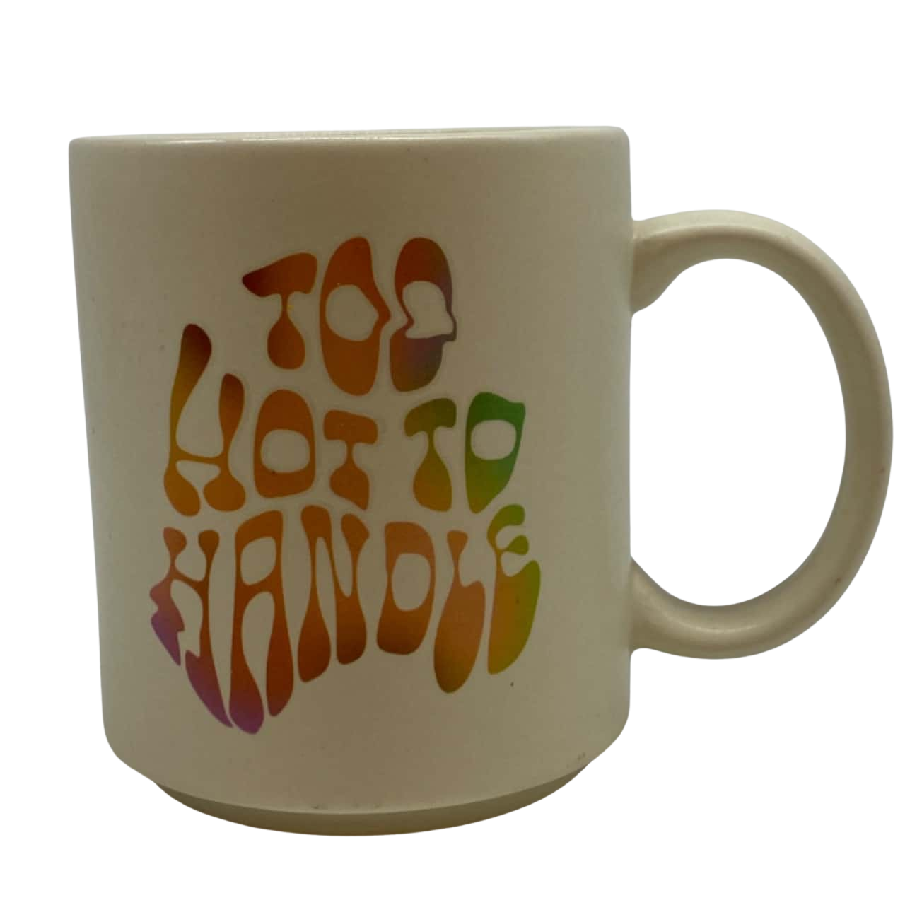 Hippie Look Typo Coffee Mug "Too Hot To Handle" -1607370(s) - Used As ...