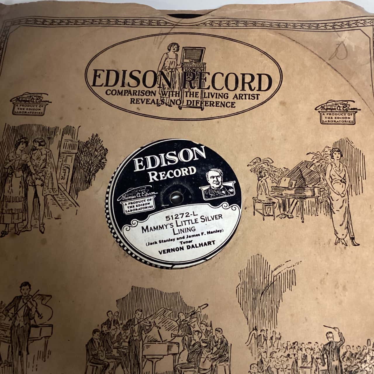 Edison Record Phonograph Record