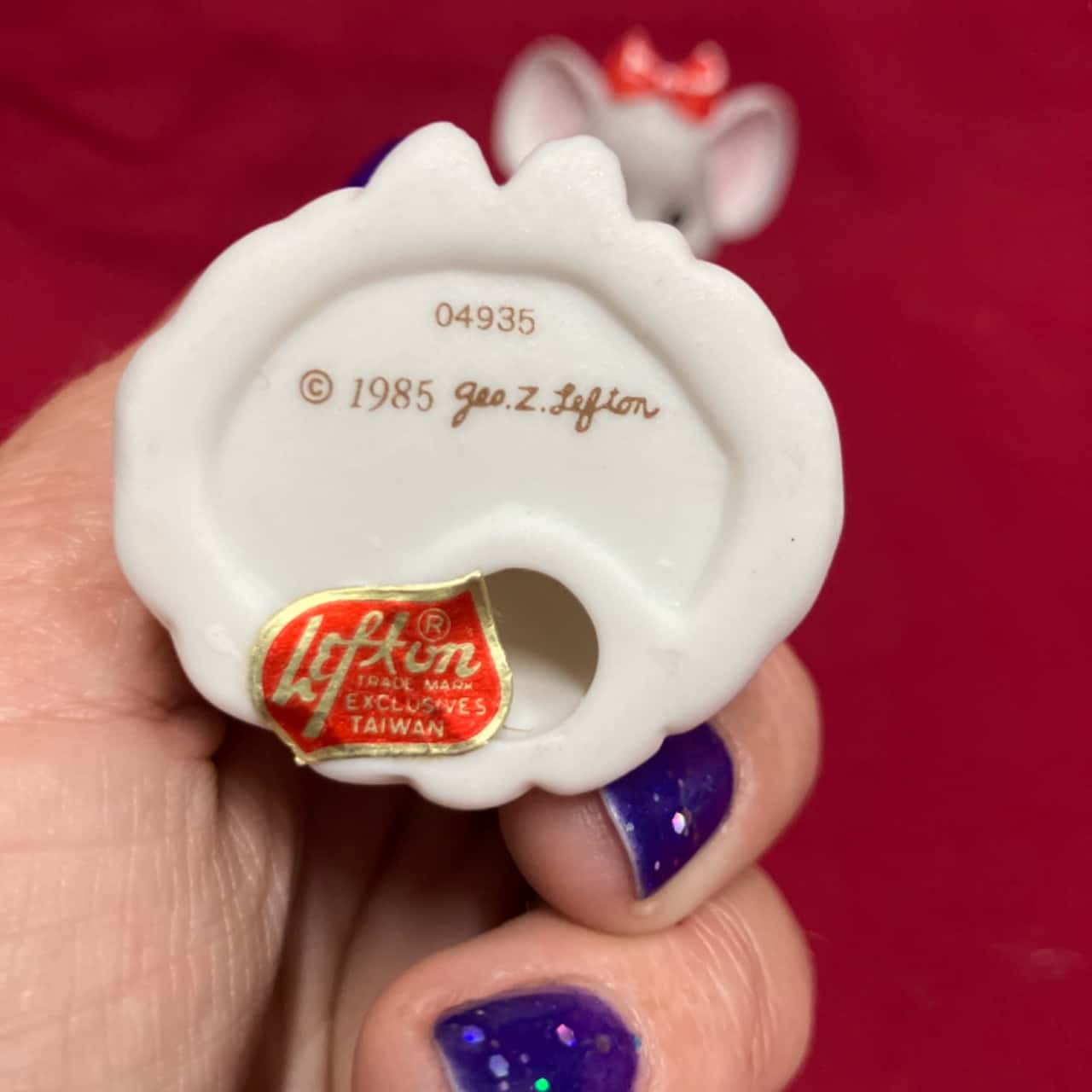 Set of Three Vintage Lefton Porcelain Cat Figurines(s)