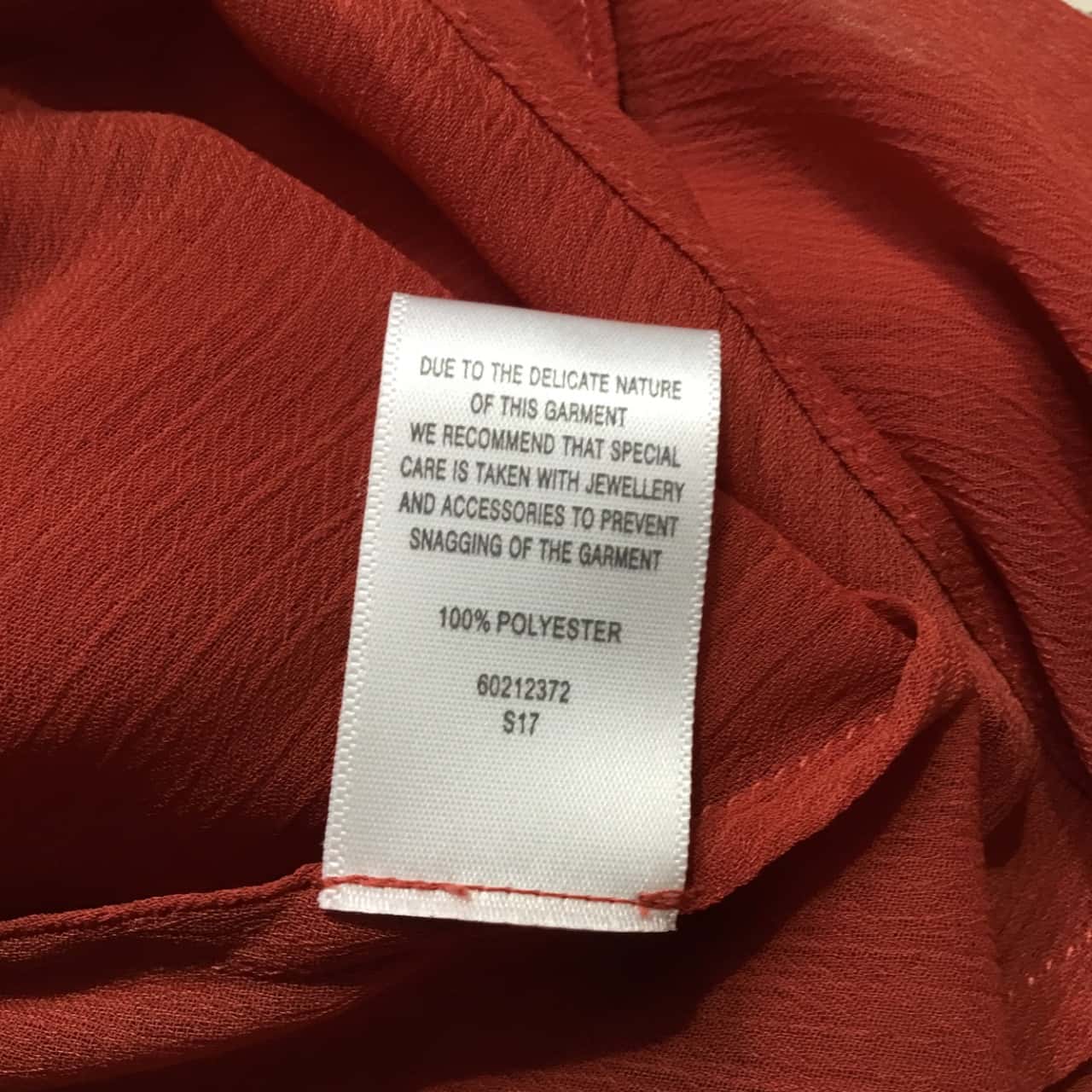 Women’s Witchery Size 16 Long Sleeve Orange blouse(s)