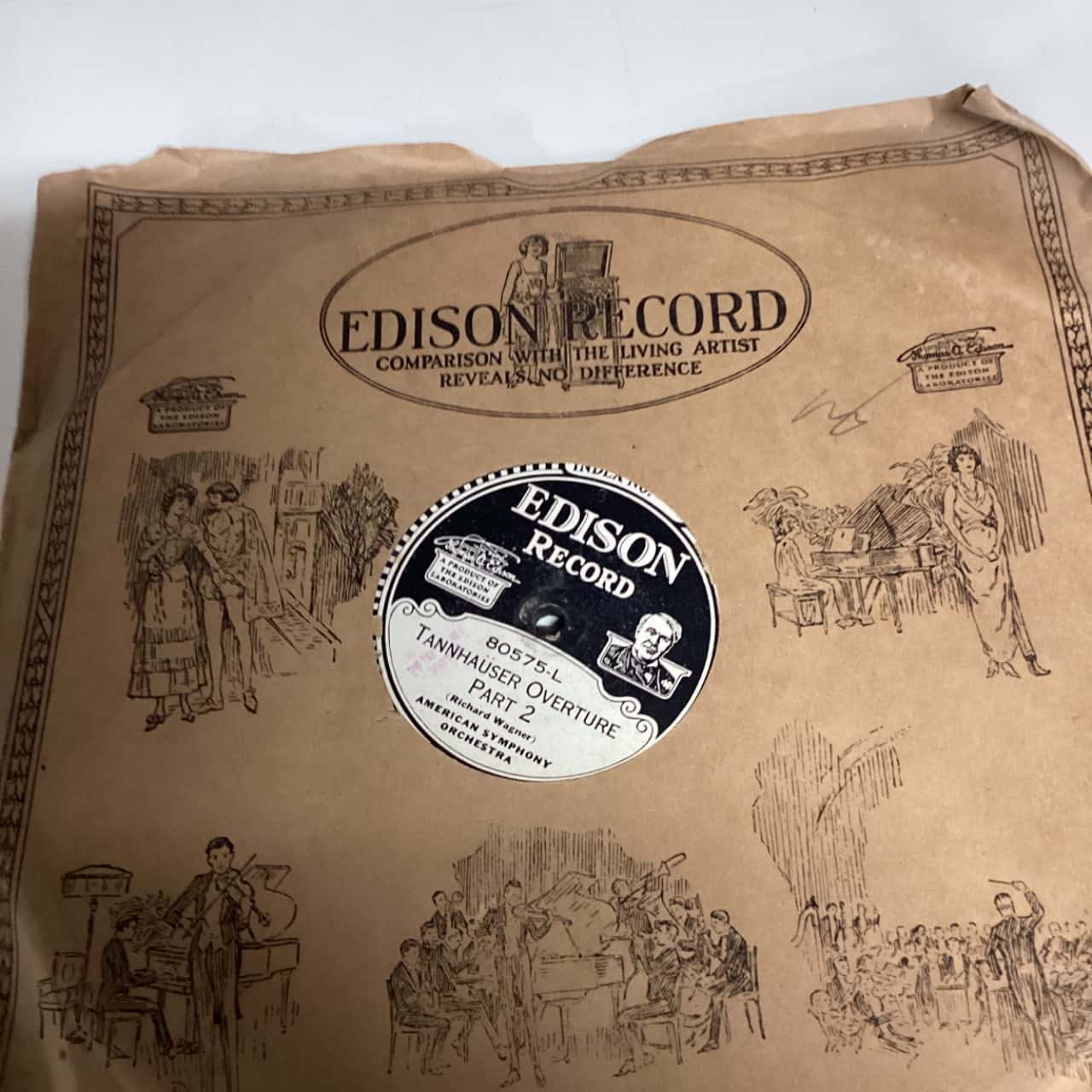 Edison Record Phonograph Record