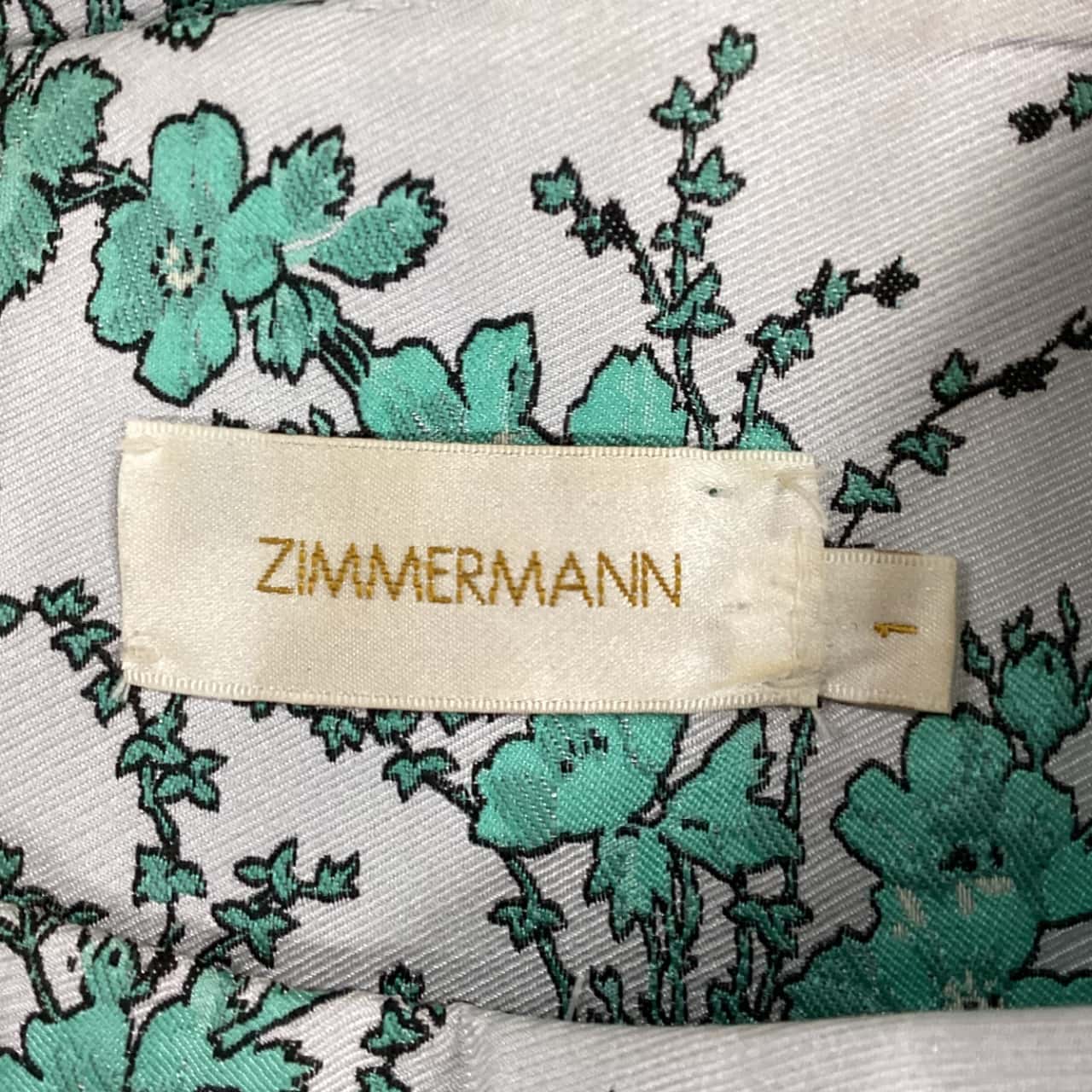 Zimmermann Womens Size 1 (equivalent Size 10) Short Sleeve Dress VGUC(s)