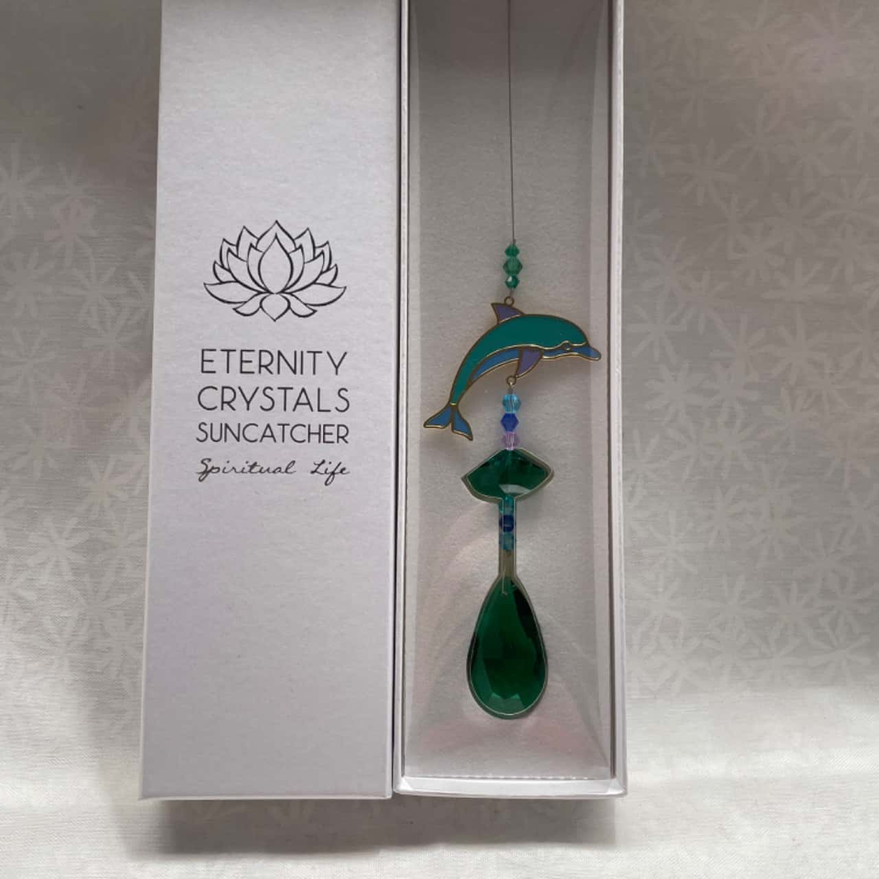 Eternity Crystals Suncatcher Dolphin design