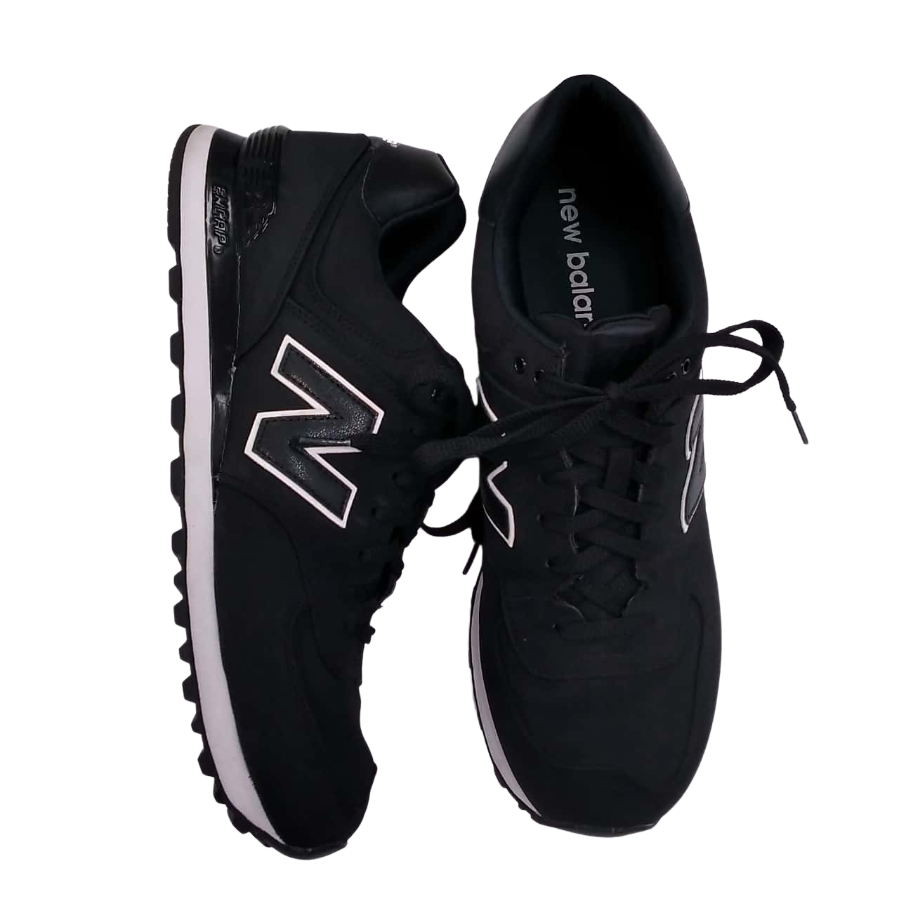 NEW BALANCE Mens US 13 Black High Roller 574 Sneakers (689)(s)